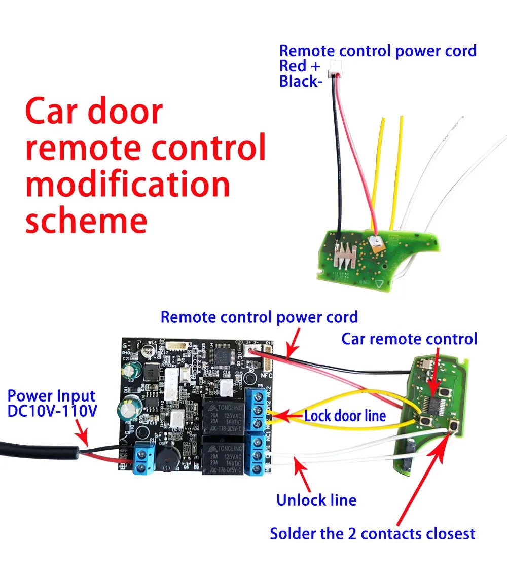 Mobile phone NFC fingerprint relay electric lock control panel IC 13 ...