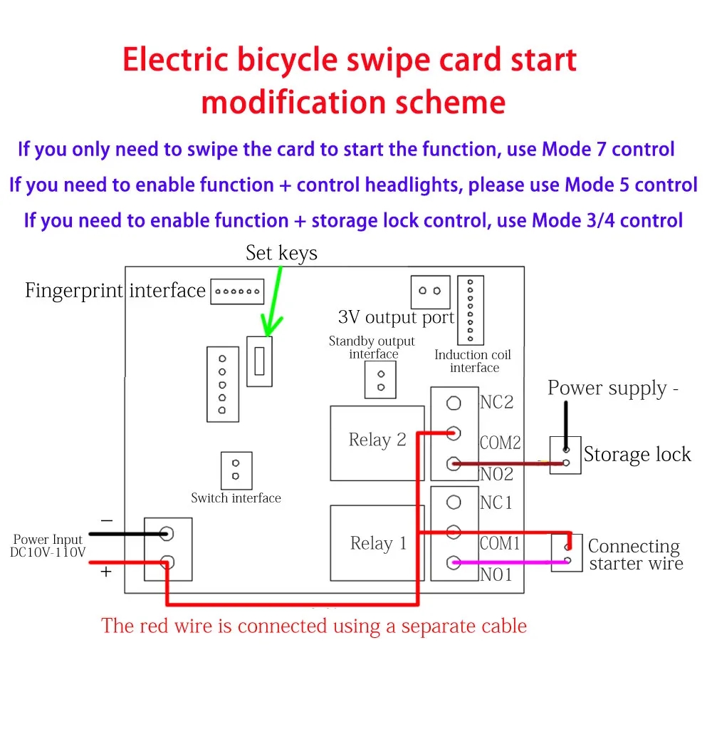 Mobile phone NFC fingerprint relay electric lock control panel IC 13 ...