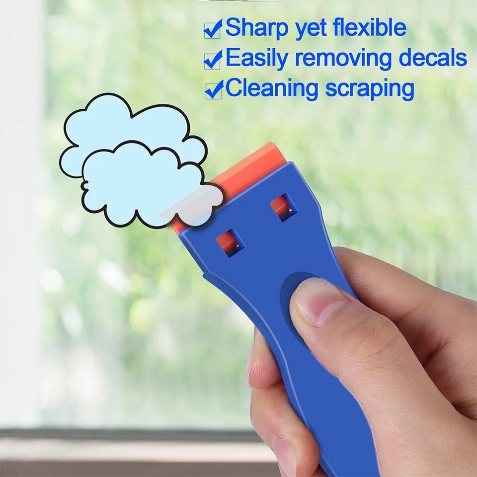 KTM Film Spatula Car Glass Scraper Plastic Blades Window Glass Glue ...