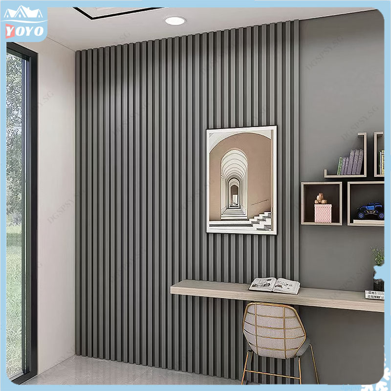 Partition board solid wood grille board solid wood TV background wall ...