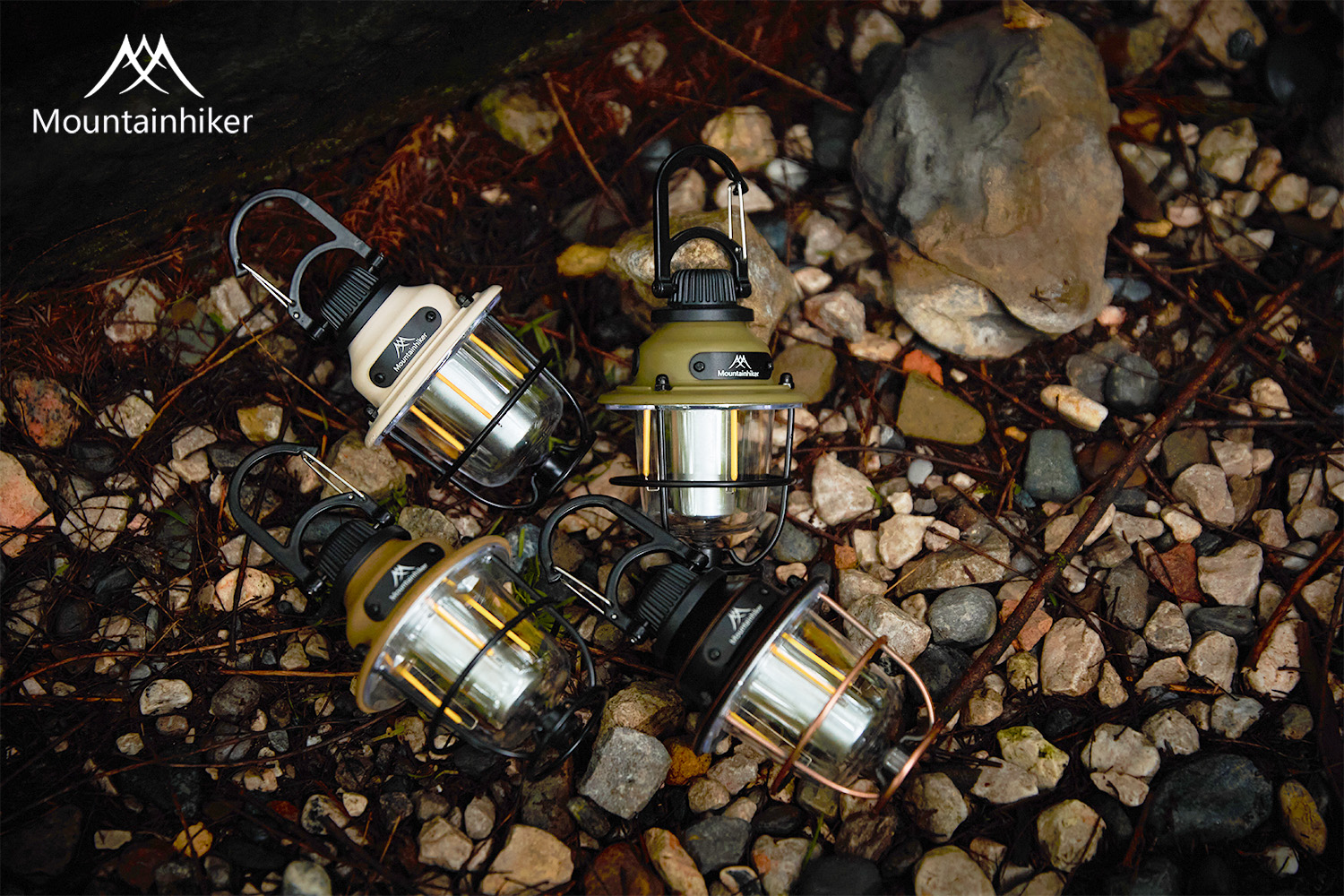 ⚡️Ready stock⚡️ MOUNTAINHIKER 2000mAh LED Camping Light Dimmable Retro ...