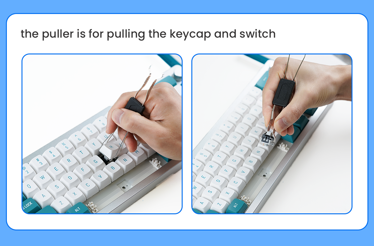 Mechanical Keyboard Tweezers Lube Tool Brush Switch Puller Opener Stem ...