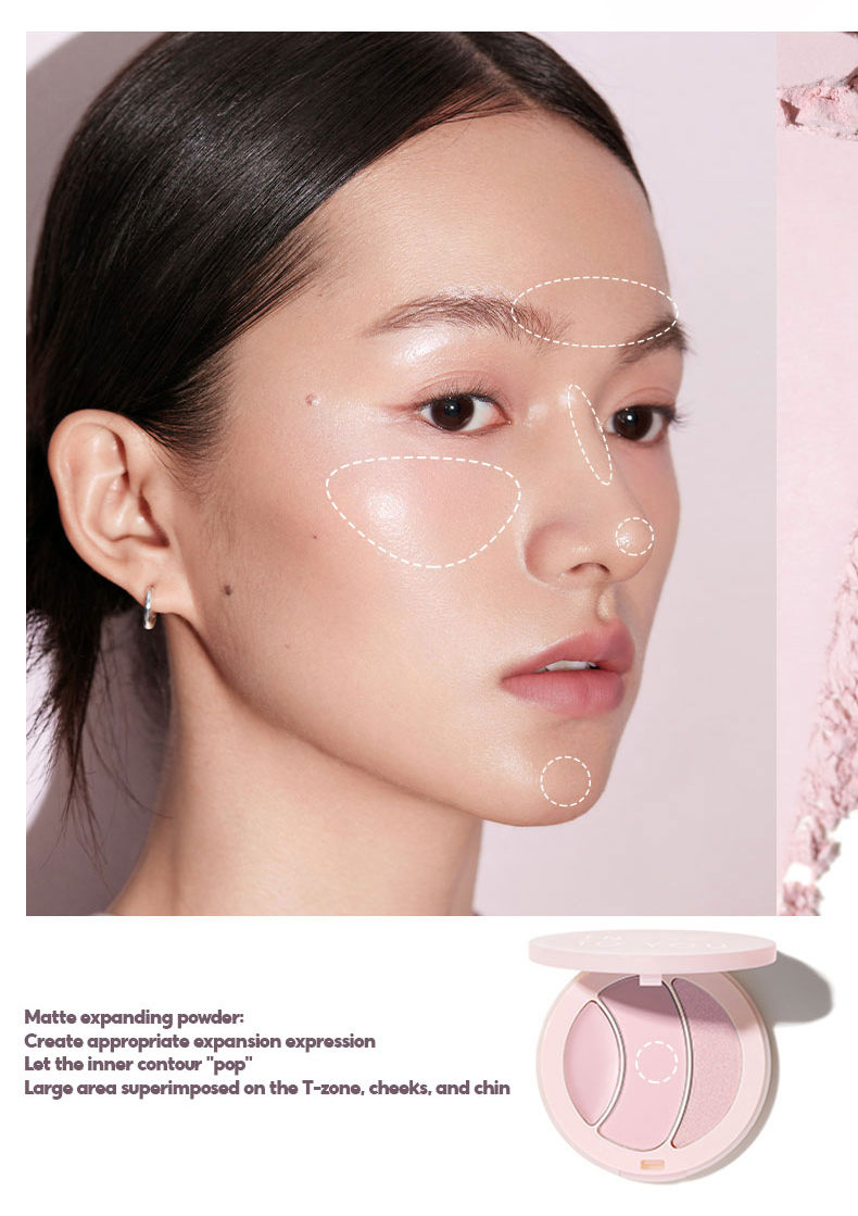 INTO YOU Multifunctional Highlight Contouring Palette Matte ...