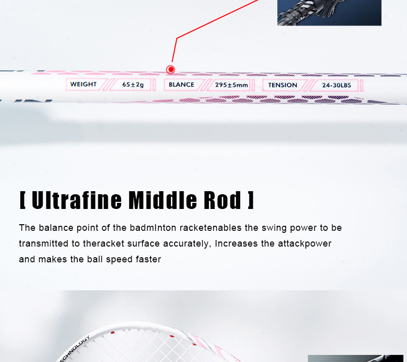 ALPSPORT DF 8U G6 Max 30LBS Strung 100% Full Carbon Fiber T1100 Pink ...