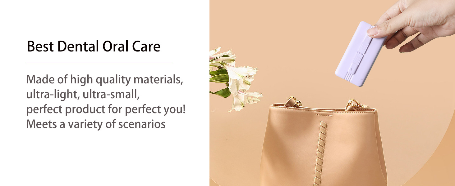 New ! ! ! Twin Line Portable Floss Picks Case-Perfect for Tight Teeth ...