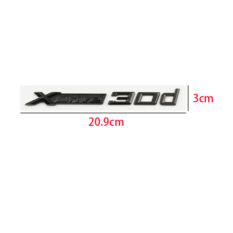 1X ABS Chrome Black Xdrive18d 20d 23d 25d 28d 30d 35d 40d 45d 48d 50d ...