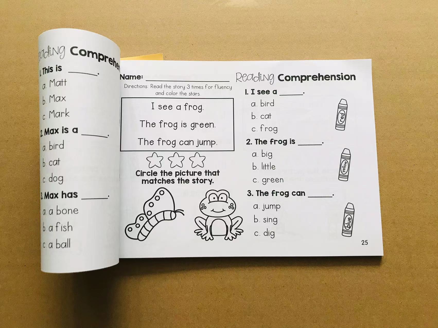 120Pages English Comprehension Passages Reading Book English Practice ...
