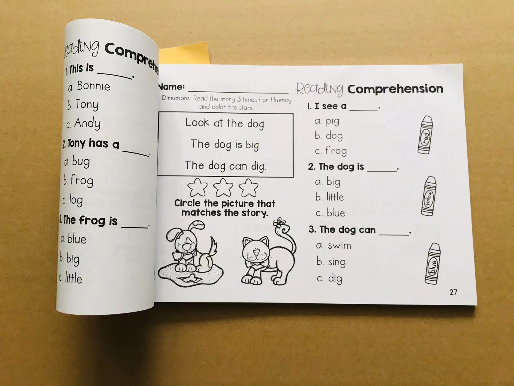120Pages English Comprehension Passages Reading Book English Practice ...
