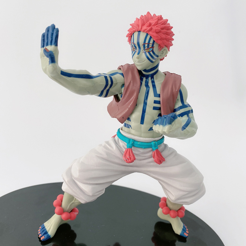15cm Anime Demon Slayer Kimetsu no Yaiba Figure Akaza Twelve Kizuki ...