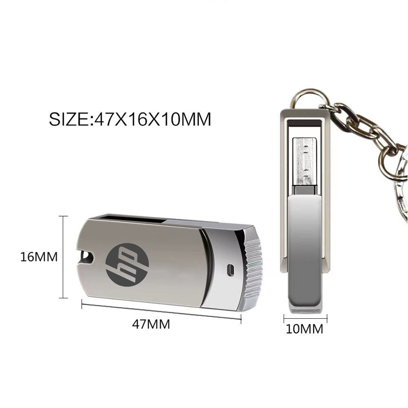 Hp Metal Flash Drive 1GB/2GB/4GB/8GB/16GB/32GB/64GB/128GB USB Memory ...