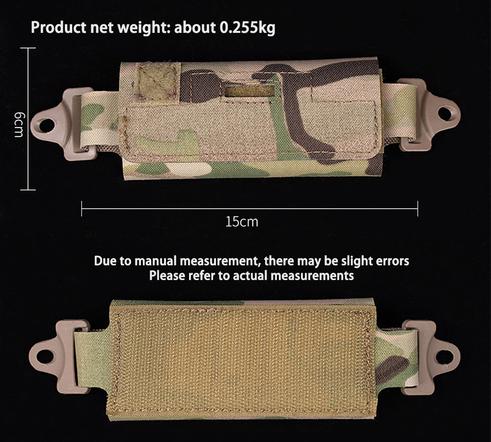 SINAIRSOFT Tactical Helmet Rear Counterweight Pouch NVG Balancing ...