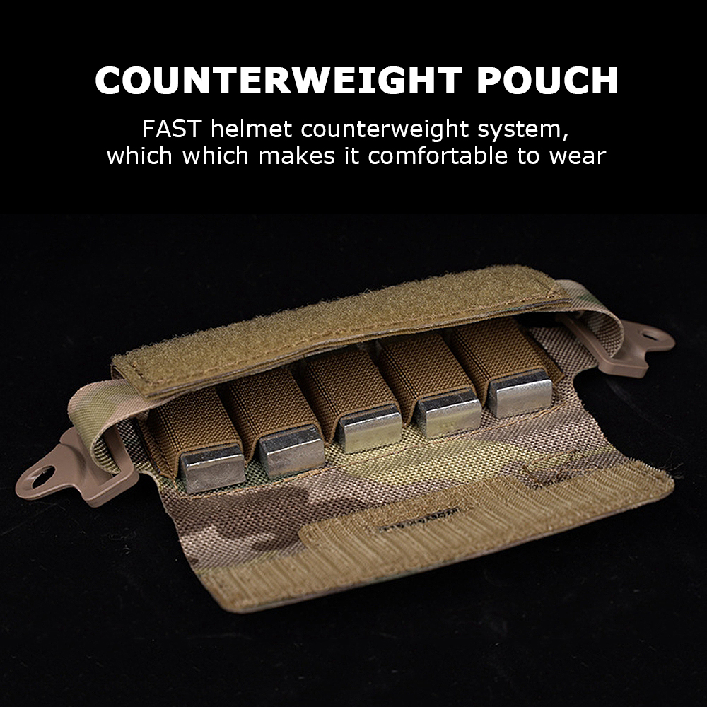 SINAIRSOFT Tactical Helmet Rear Counterweight Pouch NVG Balancing ...
