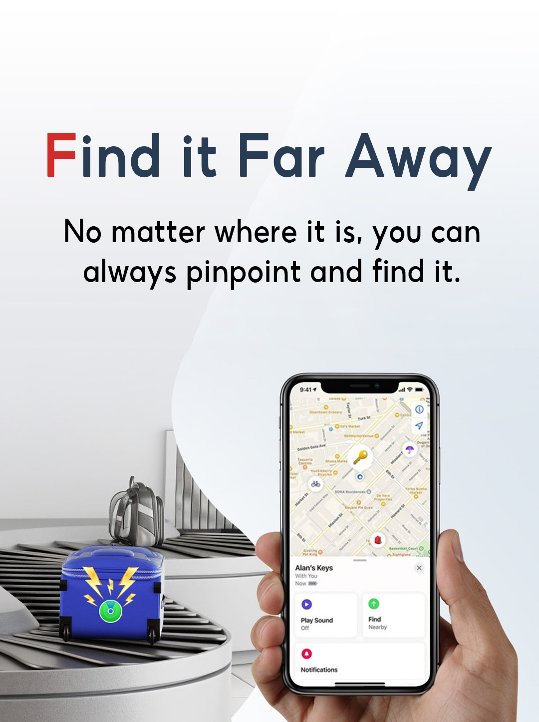 MiLi MiLock Bluetooth GPS Smart Anti-Loss Luggage Lock For iOS | Shopee ...