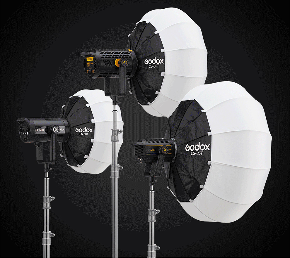 Godox CS-50T 50cm/65T 65cm /85T 85cm Lantern Softbox Bowens Mount ...