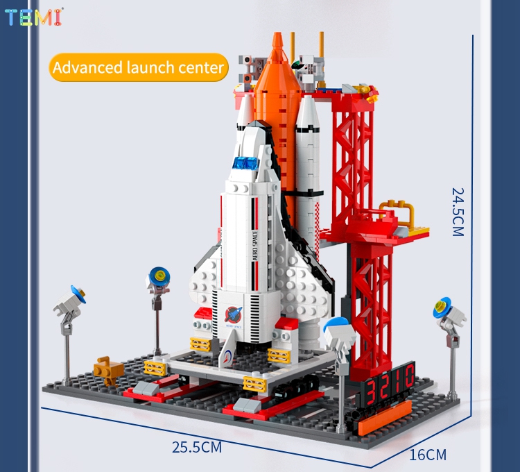 TEMI Space Shuttle Building Blocks for Boys Large Box Gift Aircraft ...
