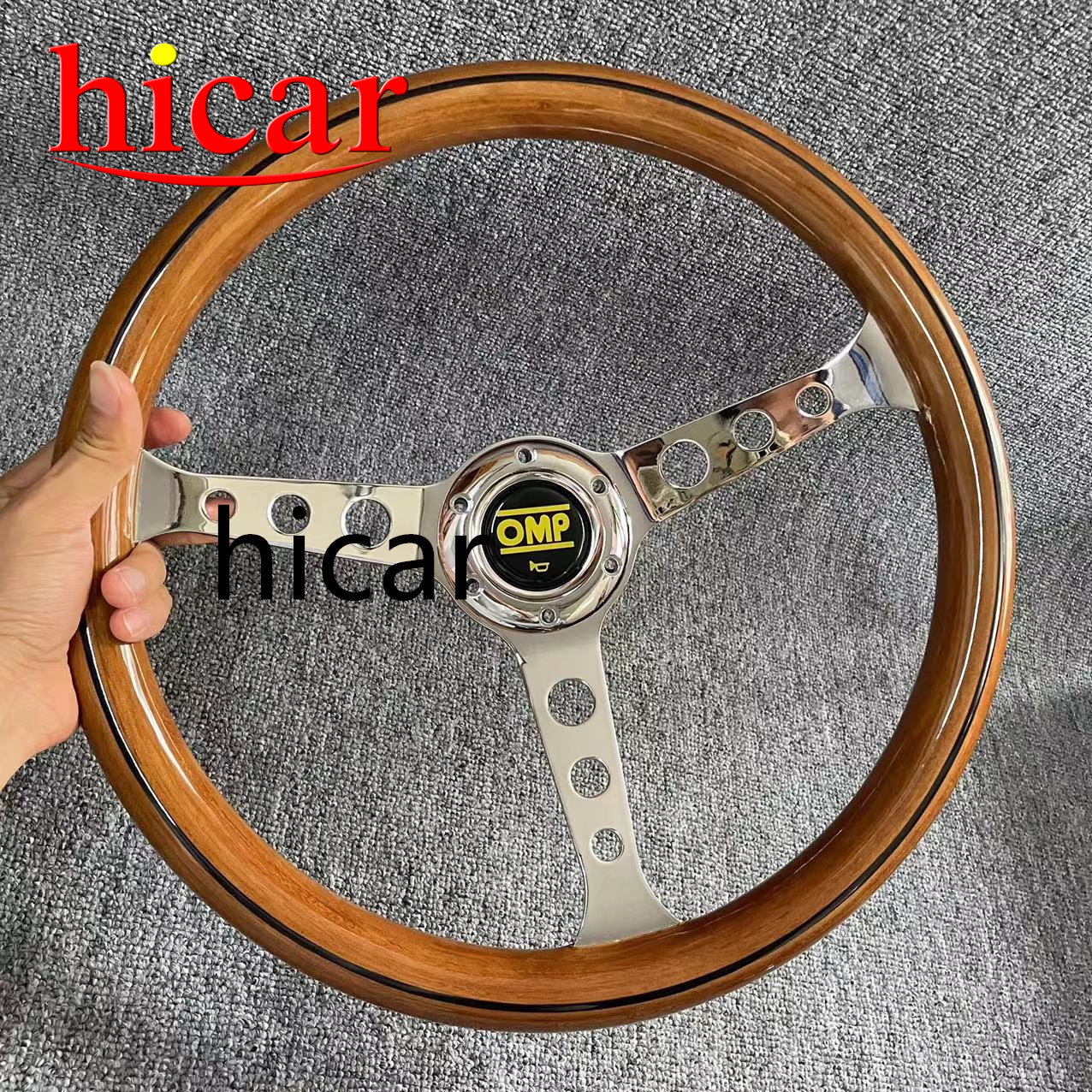 Volkswagen#NARDI 15'' universal ND vintage classic white wood auto ...