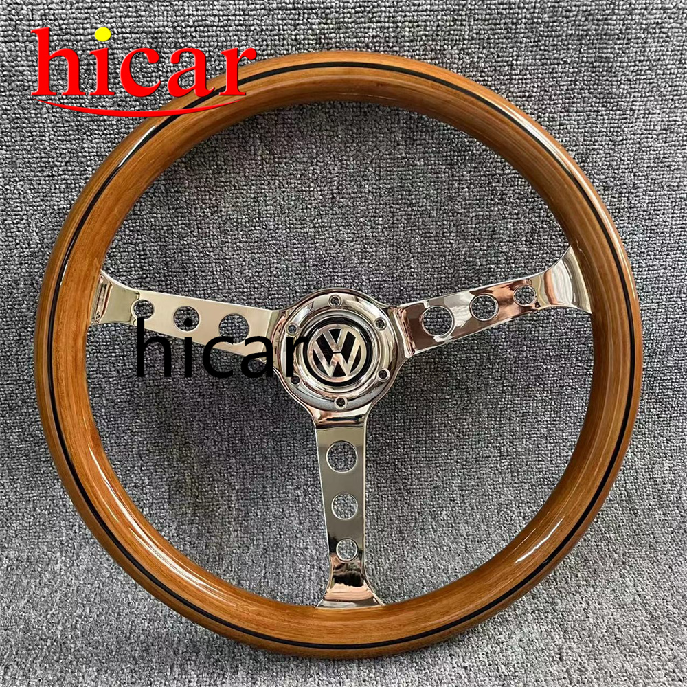 Volkswagen#NARDI 15'' universal ND vintage classic white wood auto ...