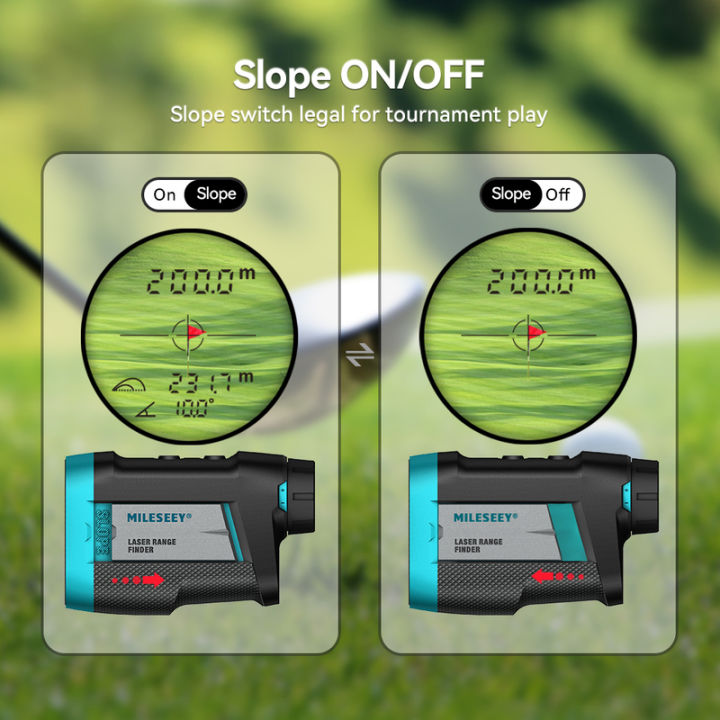 Mileseey PF260 Golf Distance Measure 600M/Yard, Dual Power Supply And Magnetic Fixed,Telescope ...