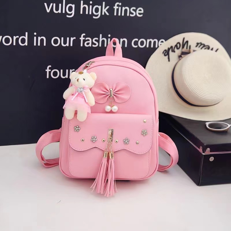 bag budak perempuan girls fashion Korean backpack kids girl Cute 小书包 ...