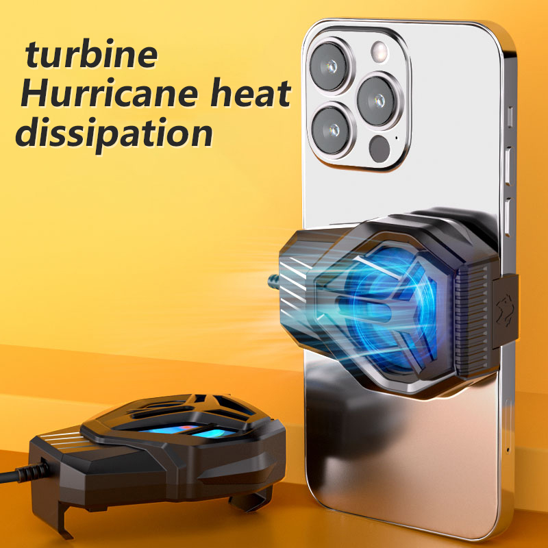 BlueWow X16/SR10 Universal Mini Mobile Phone Cooling Fan Radiator Turbo Hurricane Game Cooler ...