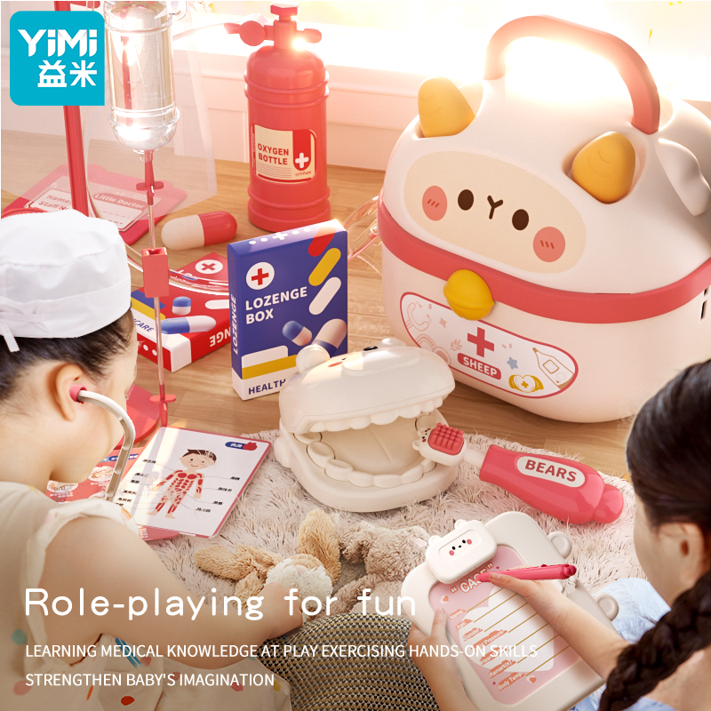 Yimi Doctor Toy Set Medical Tools Set Doctor Costume Dentist Role Play ...