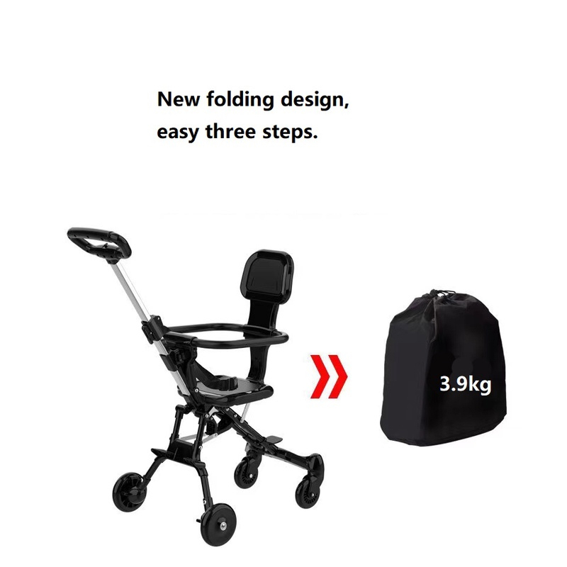 2 Way Baby Stroller Magic stroller 4 wheels Ultra lightweight Foldable ...