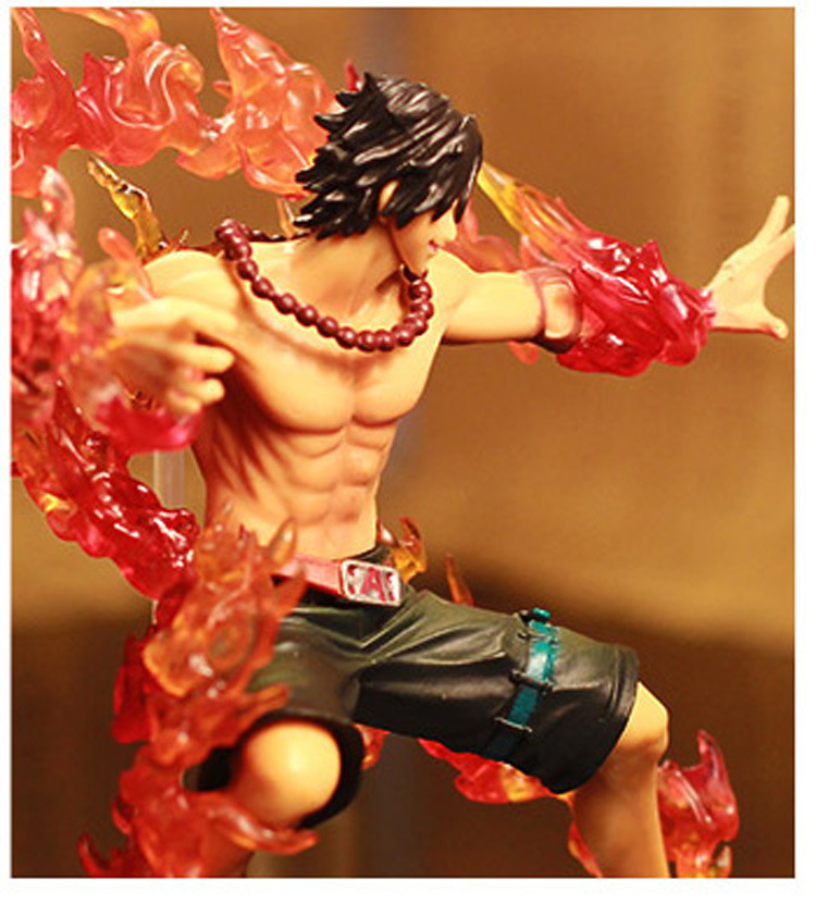 17cm One Piece Fire Fist Ace Action Figure Collectible Anime Character ...