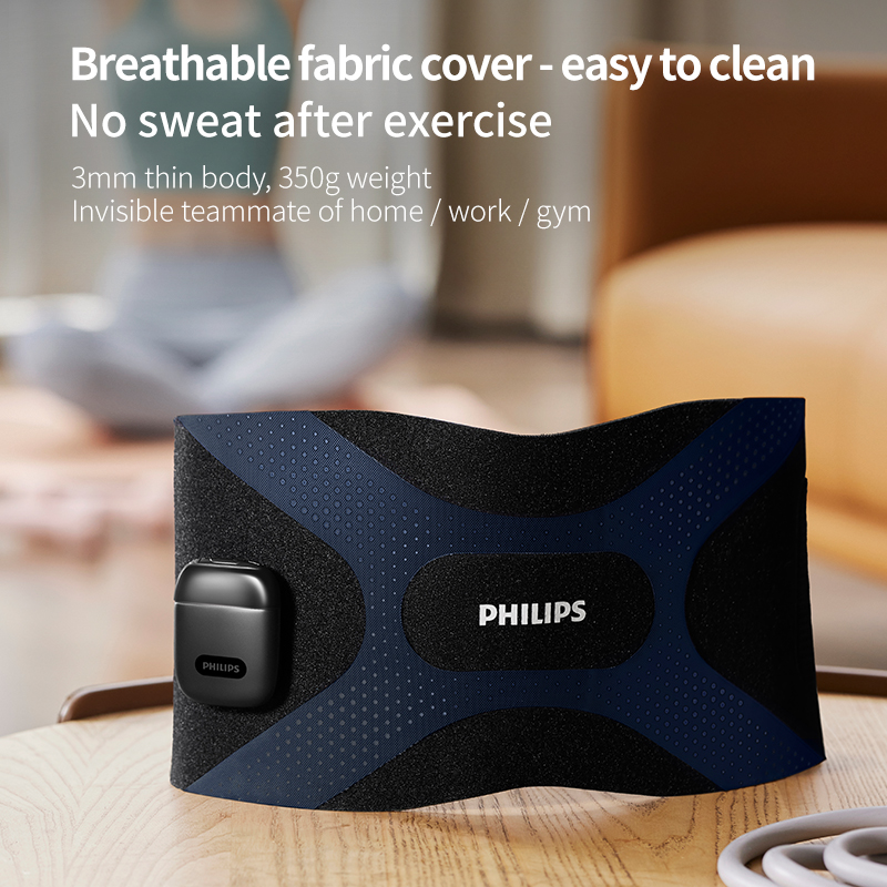 Philips Slimming Exercise Belt Waist Trainer Massager EMS Heated bekung ...