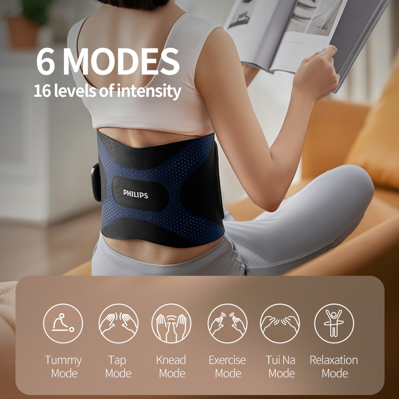 Philips Slimming Exercise Belt Waist Trainer Massager EMS Heated bekung ...