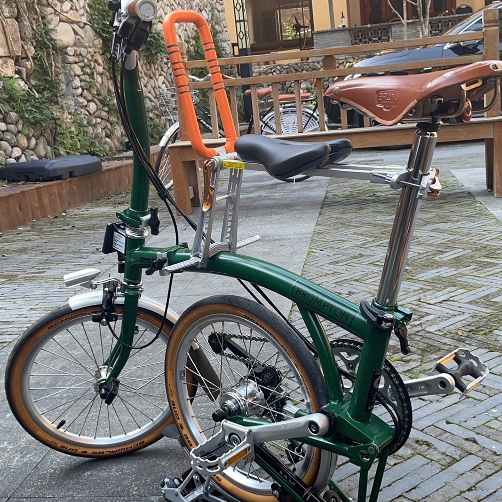 TWTOPSE Folding Bicycle Child Saddle Safety Seat For Brompton DAHON Bike | Shopee Malaysia