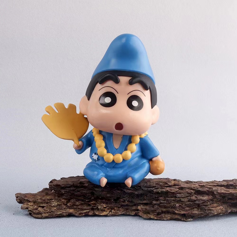 13.5cm Anime Crayon Shin-chan Figure Nohara Shinnosuke Cosplay The Mad ...