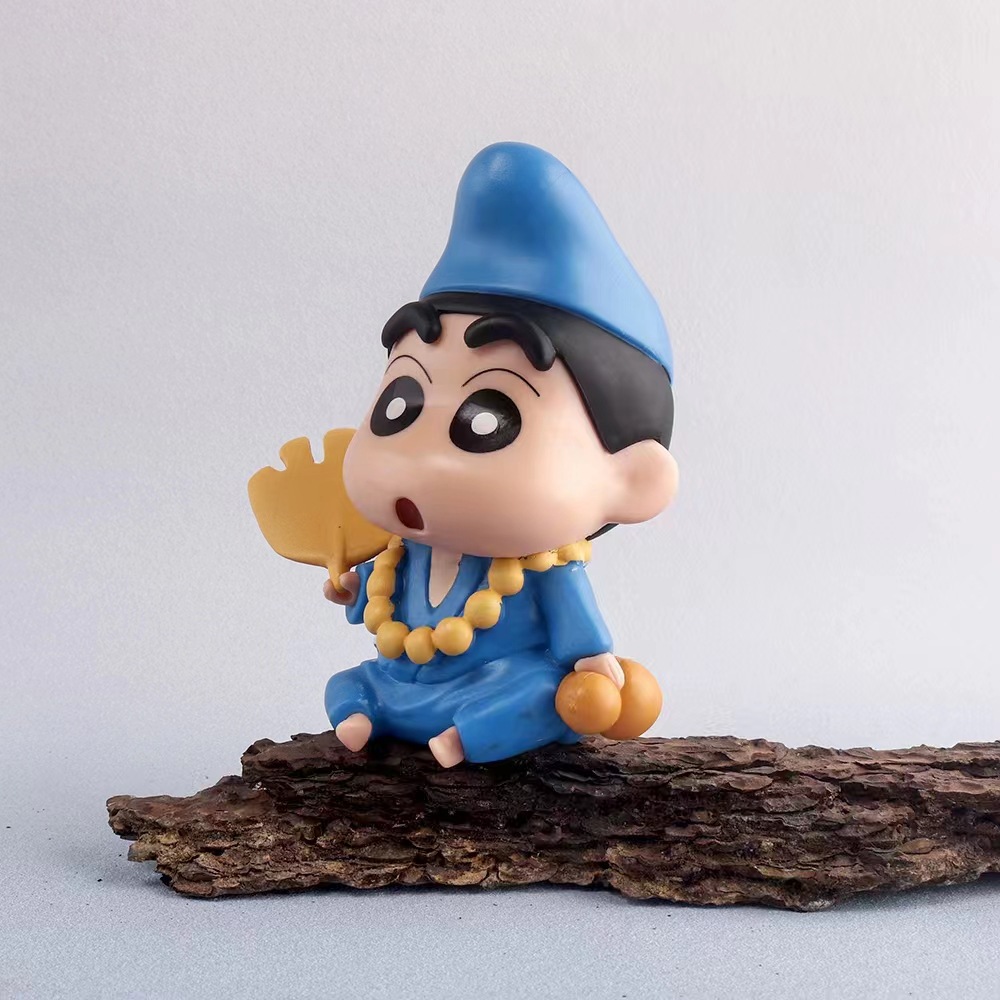 13.5cm Anime Crayon Shin-chan Figure Nohara Shinnosuke Cosplay The Mad ...