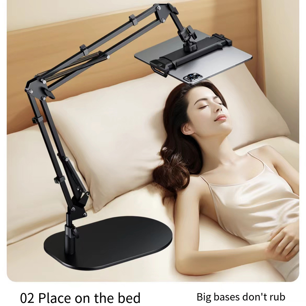 New hidden bedside/desktop stand lift telescopic cantilever cell phone stand tablet stand metal ...