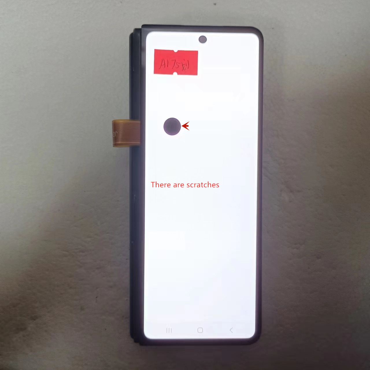 Original AMOLED Z Fold 3 Screen for Samsung Galaxy Z Fold3 5G F9260 ...