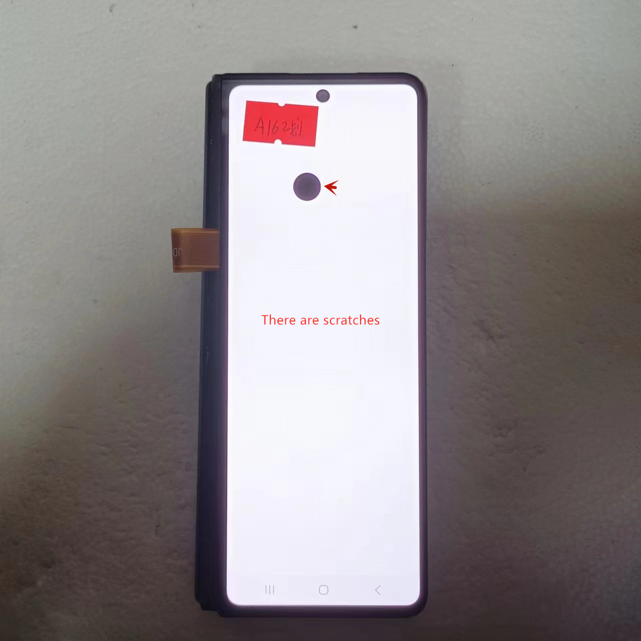 Original AMOLED Z Fold 3 Screen for Samsung Galaxy Z Fold3 5G F9260 ...