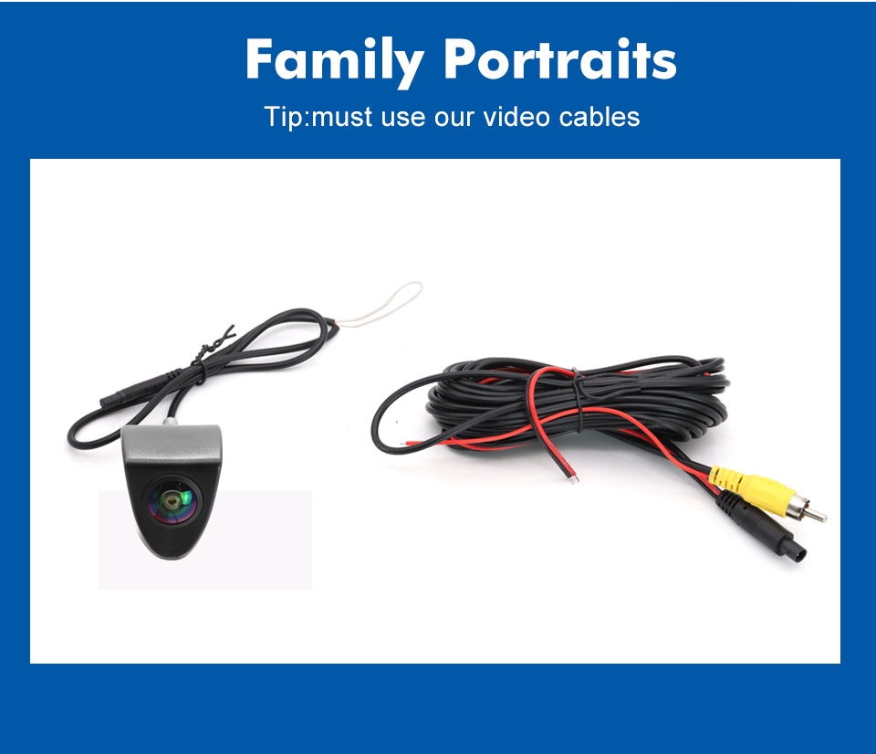 HD AHD CVBS 1080P Car Front View Camera For Toyota Camry Corolla RAV4 ...