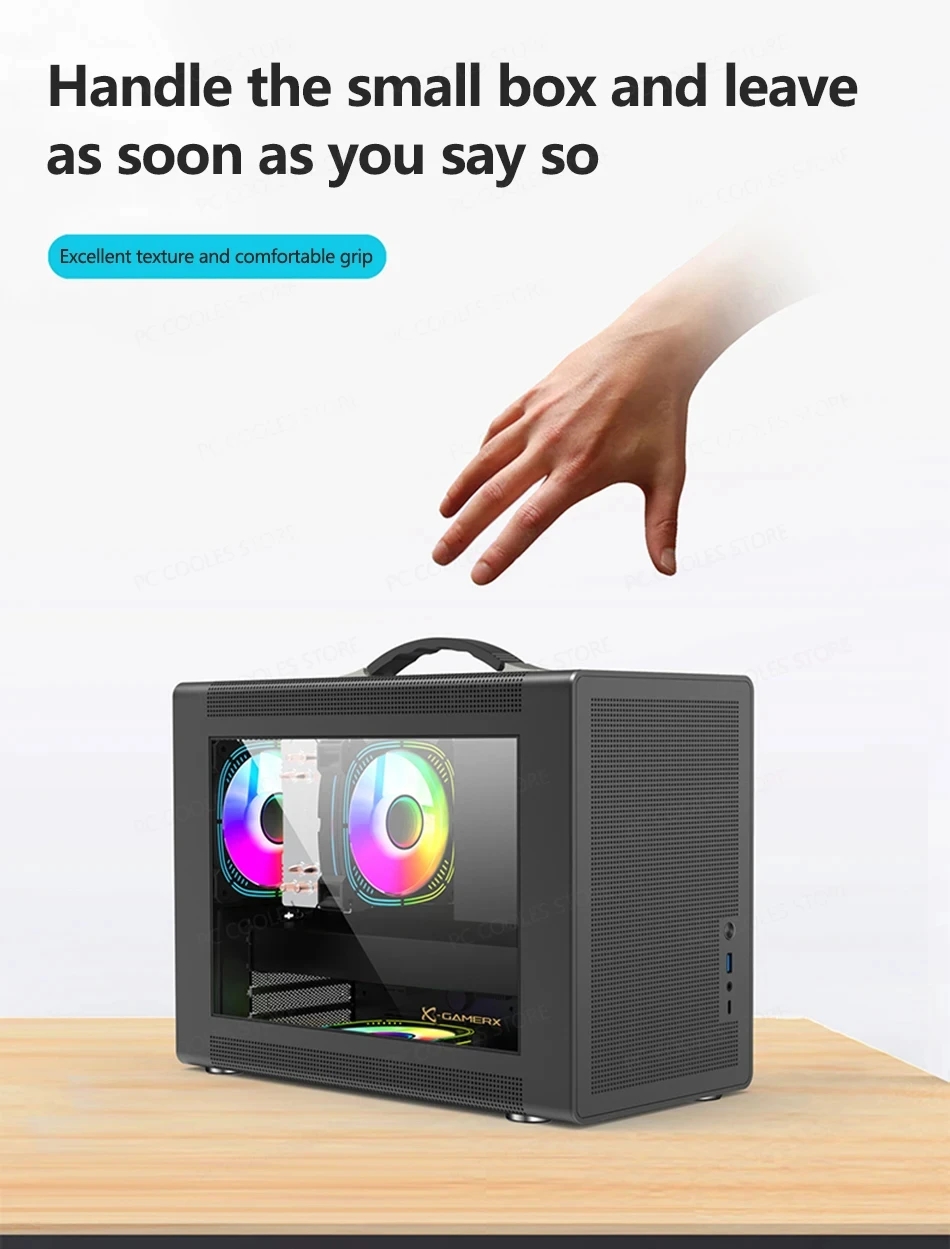 Power Train P60 Portable Case Portable MATX Main Board Type-C Desktop ...