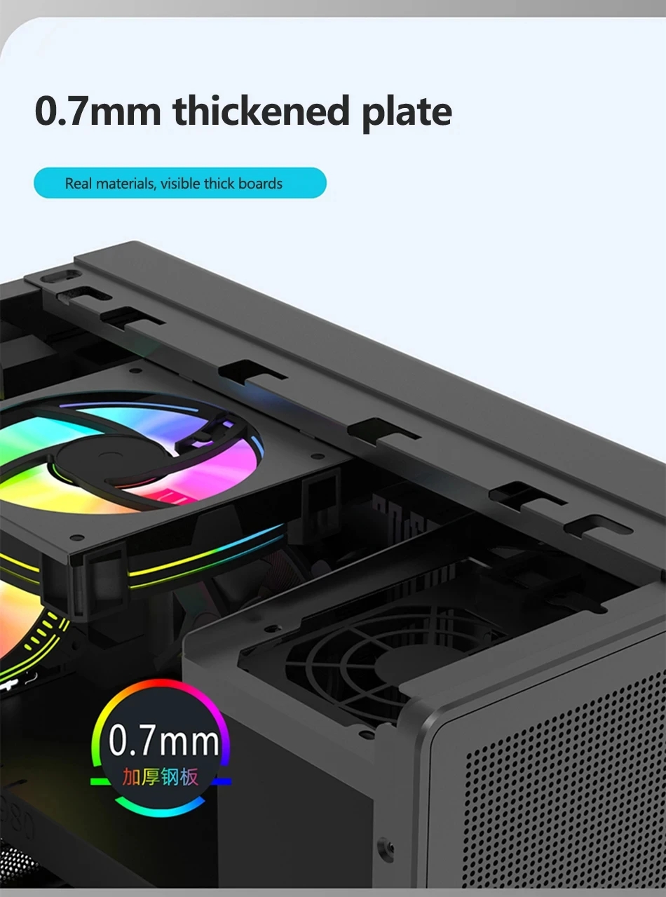 Power Train P60 Portable Case Portable MATX Main Board Type-C Desktop ...