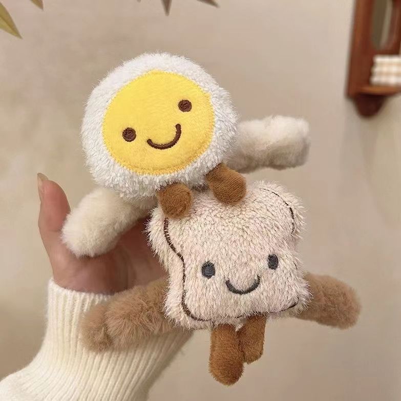 Cute Plush Hair Clips Autumn And Winter Large Shark Clips Cartoon Shape ...