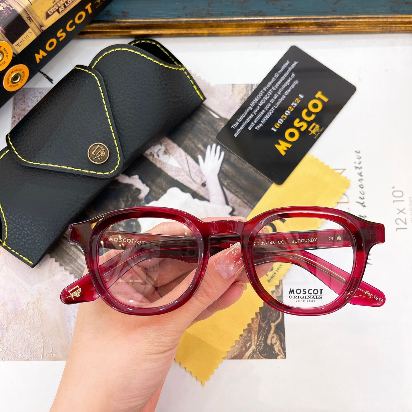 [High Quality] MOSCOT Glasses DAHVEN Retro Round Fashion Glasses Frame ...