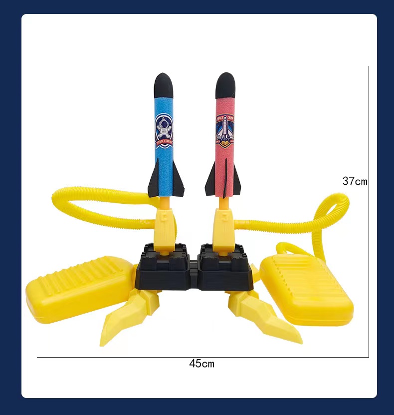 [Ready Stock] 火箭玩具 flying rocket rocket toy rocket launcher toy Foot ...