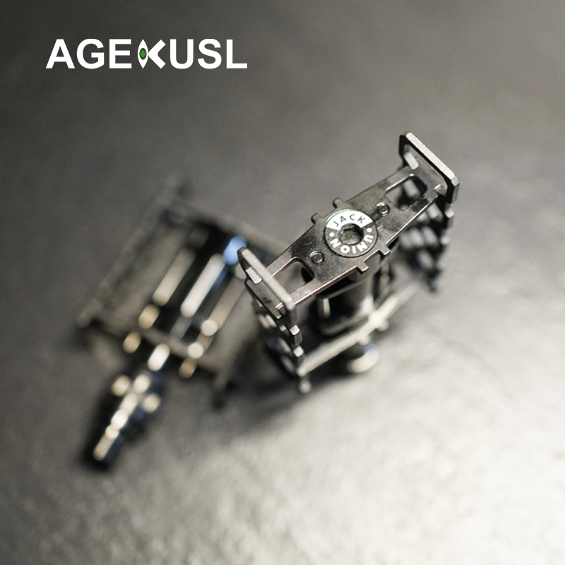 Union Jack Bicycle Ultralight Quick Release Pedal Ti Titanium Shaft And ...