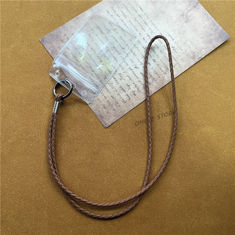 High Quality Leather Rope PU Braided Straps For Keys Lanyard Mobile ...