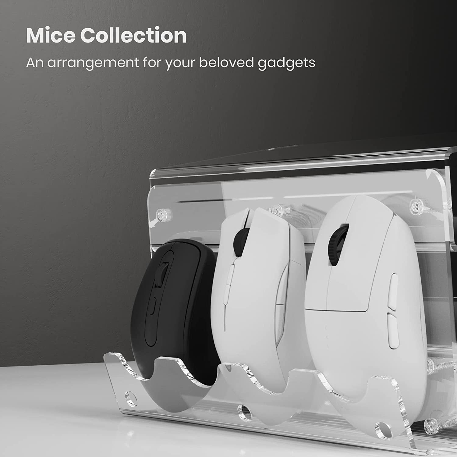 -LW- Acrylic Keyboard Display and Storage Stand & Mouse Display and ...