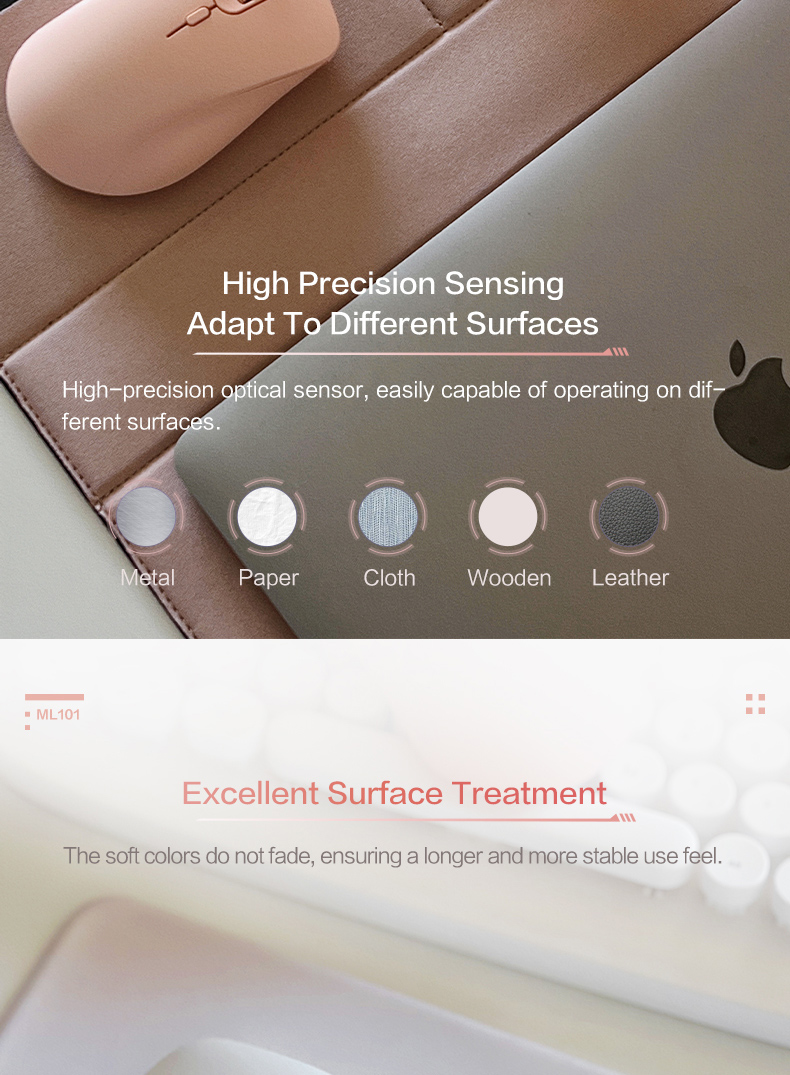 Thunderobot ML101 Wireless Mouse Noise Reduction 2.4G with USB Nano ...