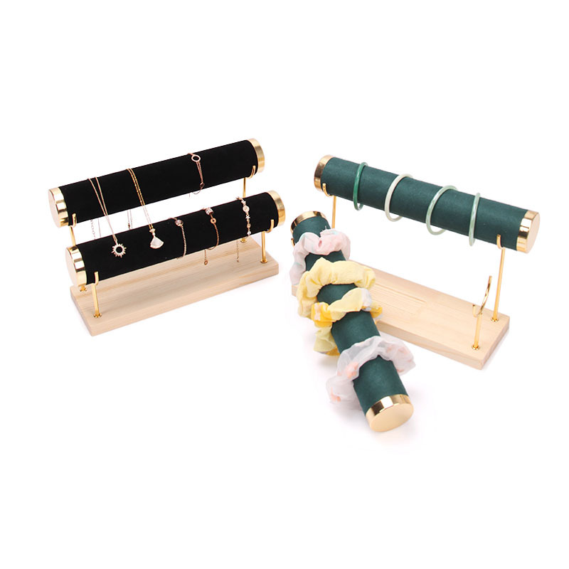 Bangle Display Holder with T-bar Two Tier Bracelet Stand Storage Towers ...
