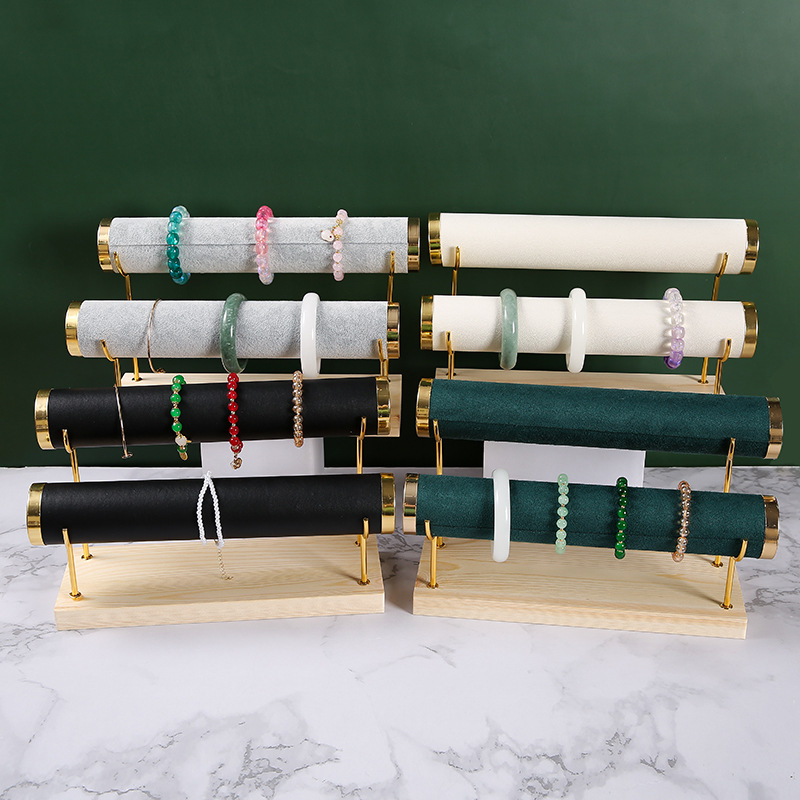 Bangle Display Holder with T-bar Two Tier Bracelet Stand Storage Towers ...