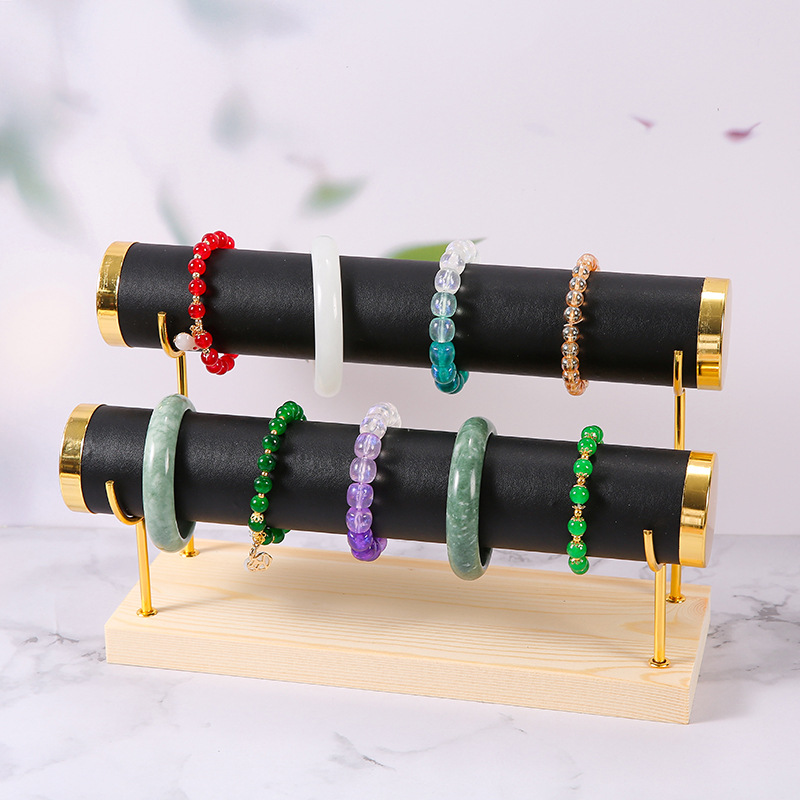 Bangle Display Holder with T-bar Two Tier Bracelet Stand Storage Towers ...