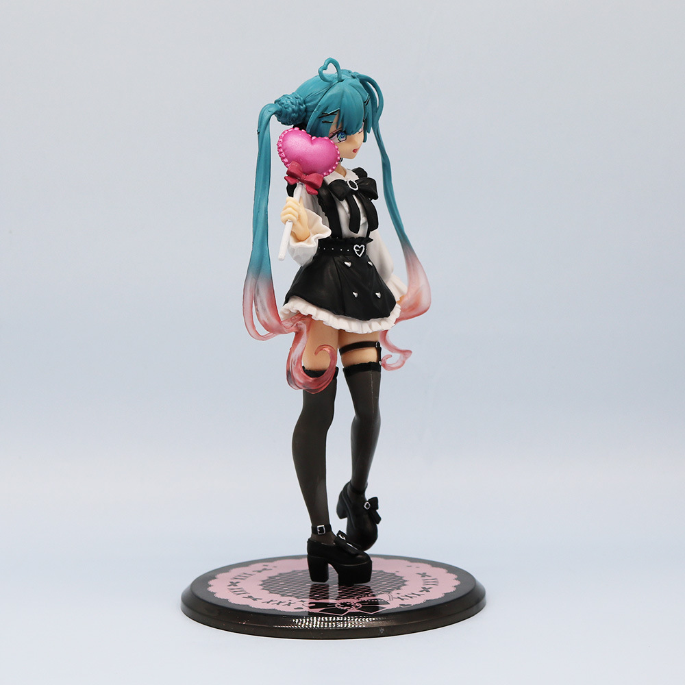 19cm Japan Anime Virtual Idol Hatsune Miku Figure Miku Vocaloid Love ...