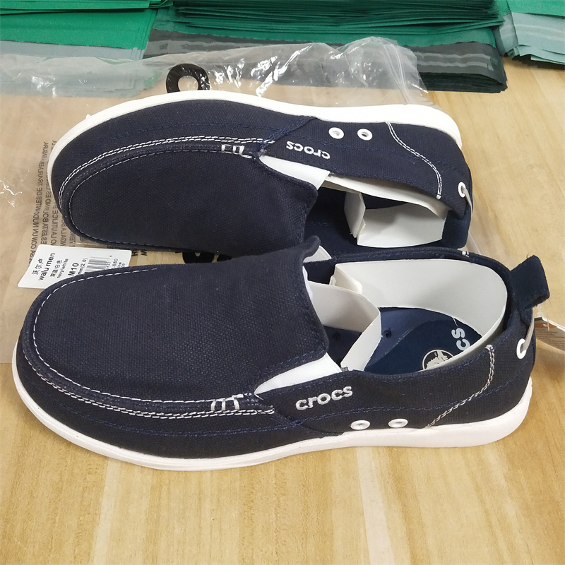 Crocs Men's Shoes Vollo Canvas Casual Shoes/kasut lelaki 11270 | Shopee ...
